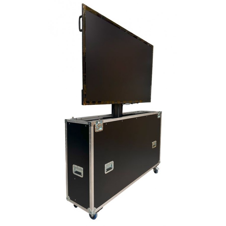 Motorised Flight Case for 75 inch Monitor ViewSonic CDE7530