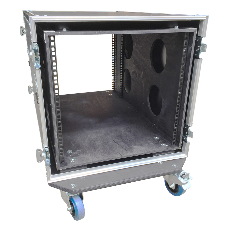 10U Shock Mounted Sleeve Rack 850mm Deep
