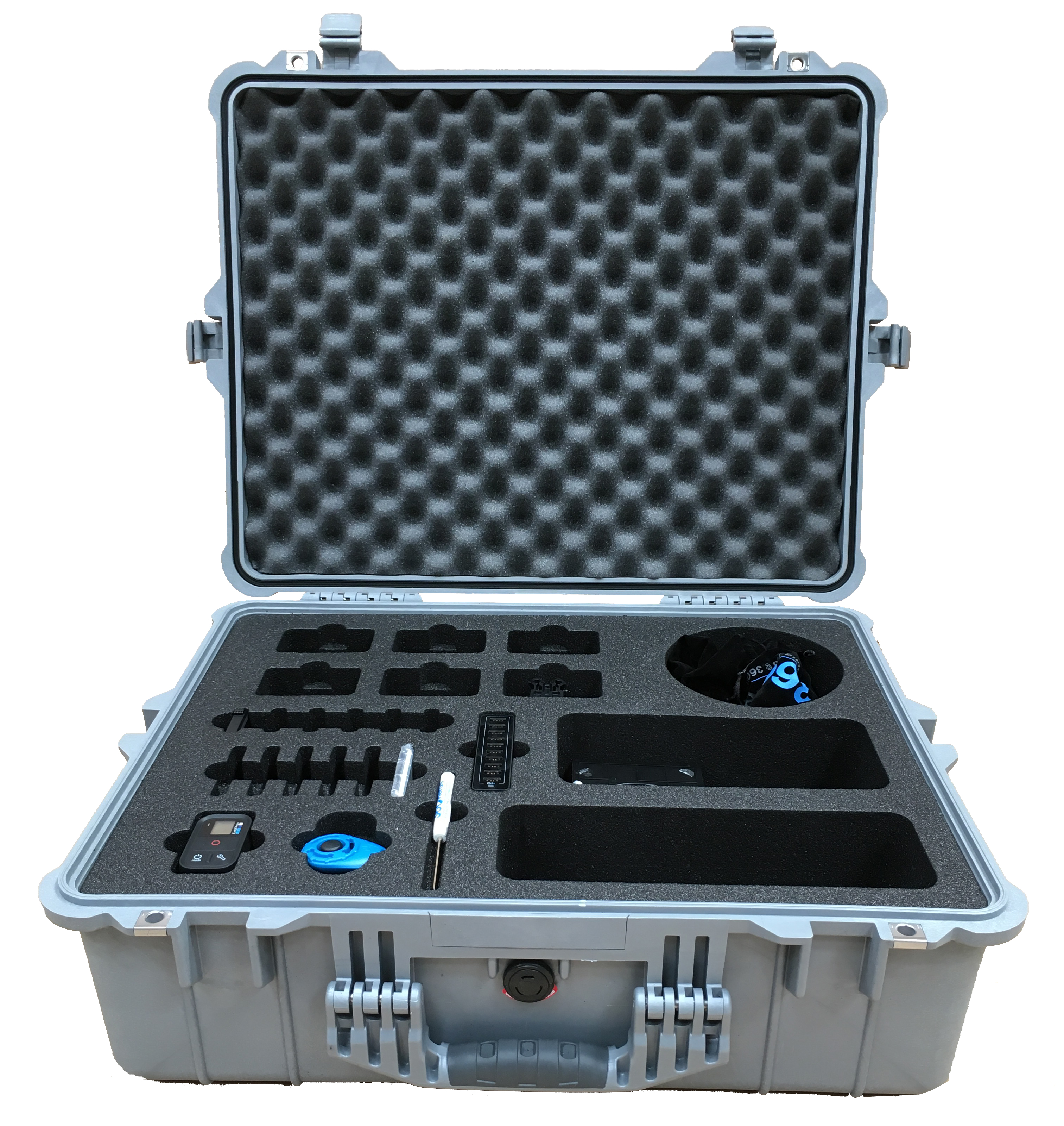 Foam Insert for 360 GO PRO Heros and Accessories to fit Peli 1600