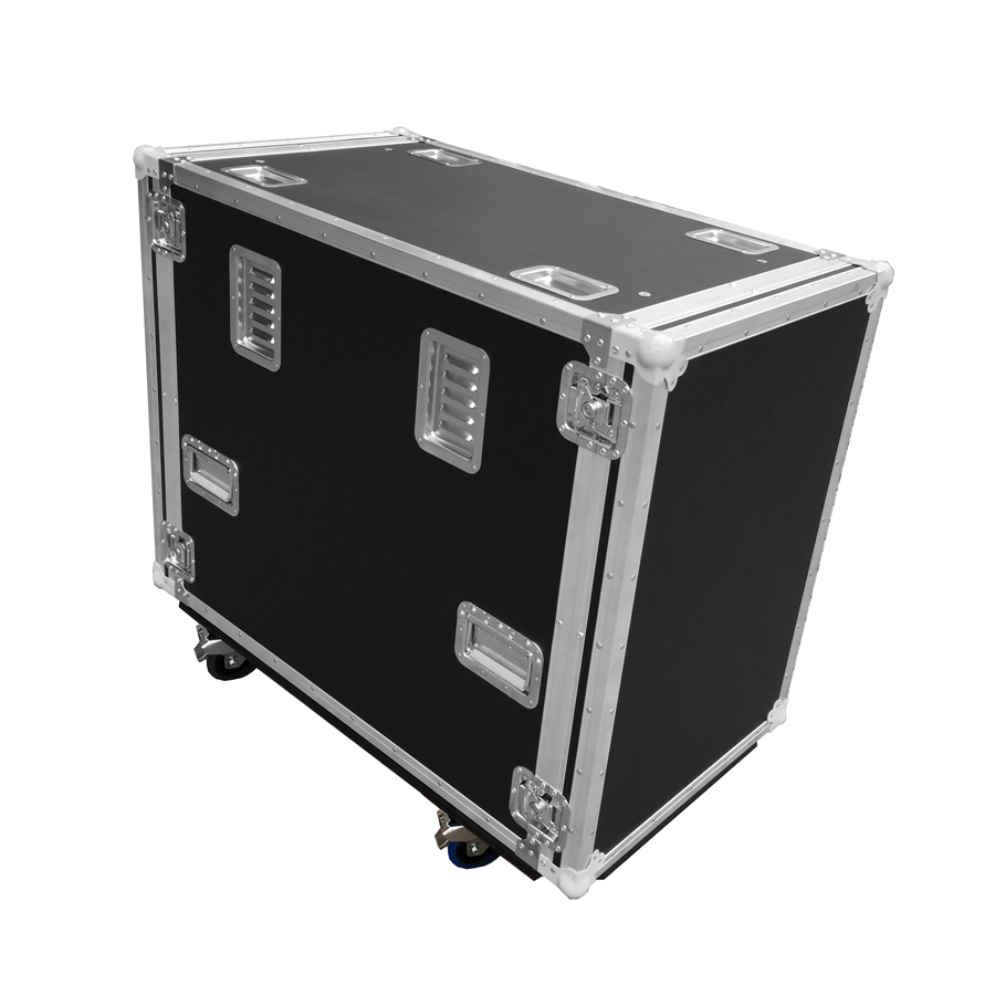 Road case for 16ru rack mounted cabinet
