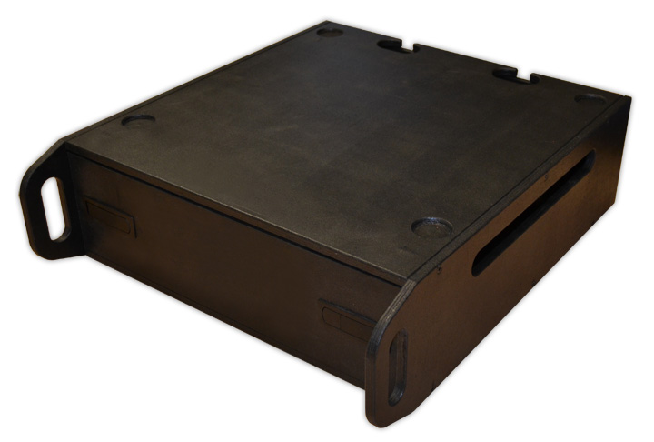 3U Rack Sleeve with front and back lids